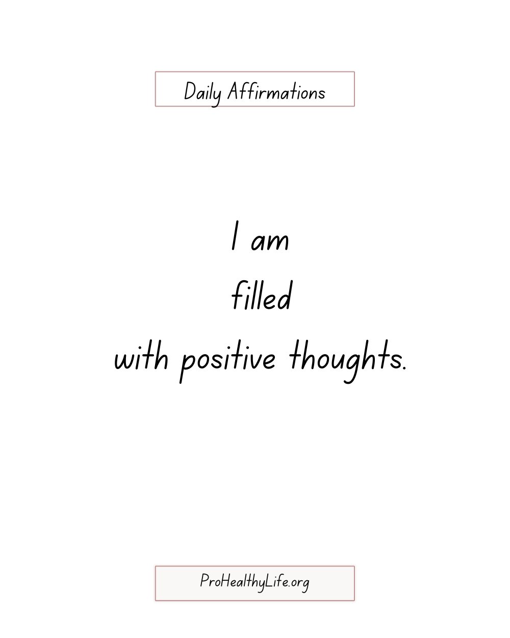 31 Positive Affirmations to Say Every Day