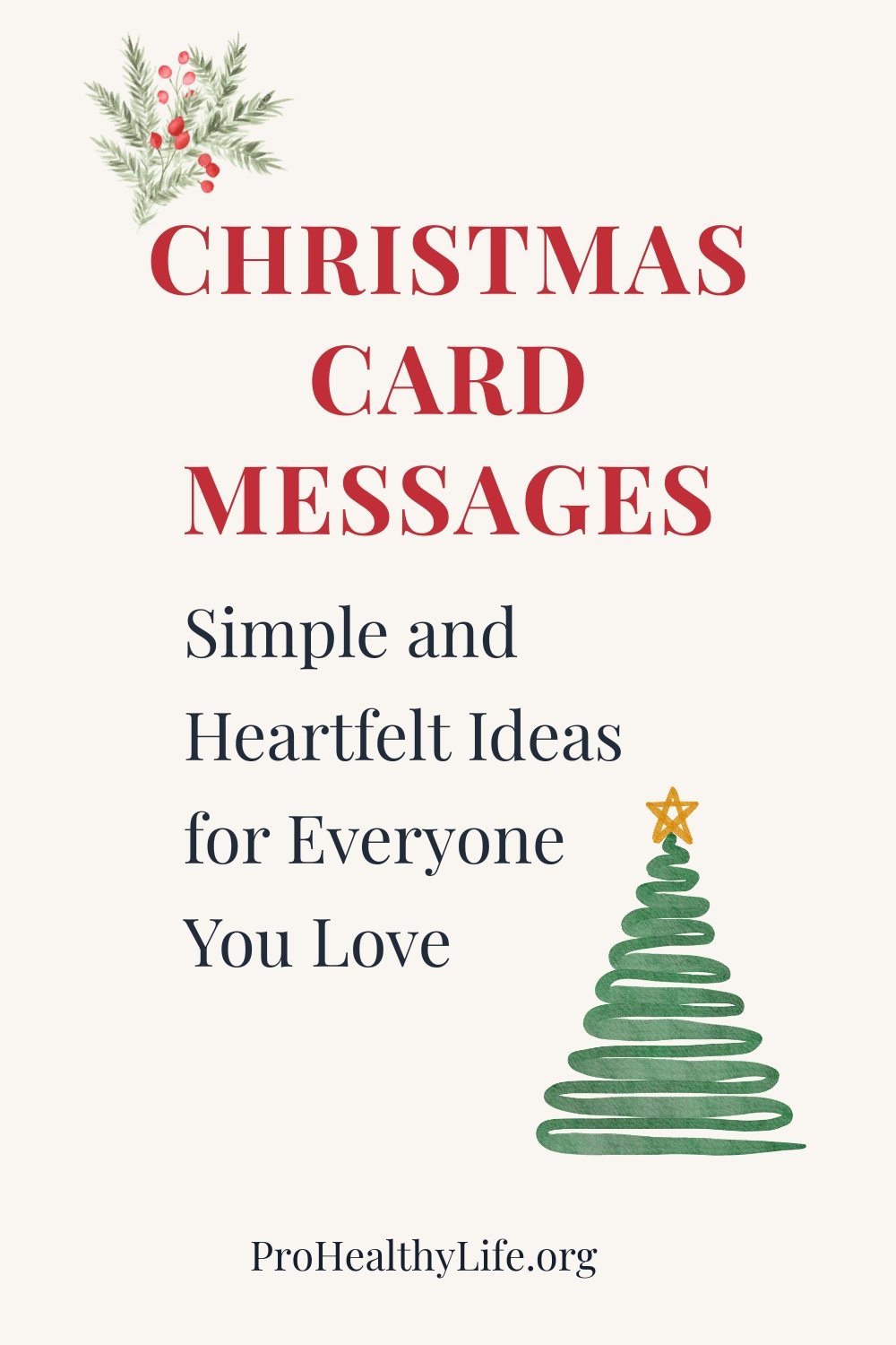 Christmas Card Messages for Everyone You Love - Pro Healthy Life